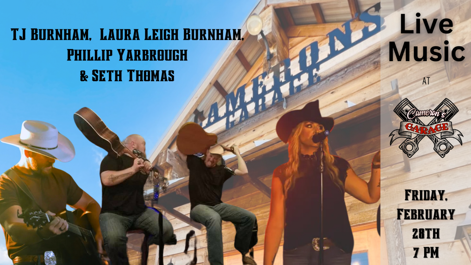 TJ Burnham, Laura Leigh Burnham, Phillip Yarbrough, & Seth Thomas ...